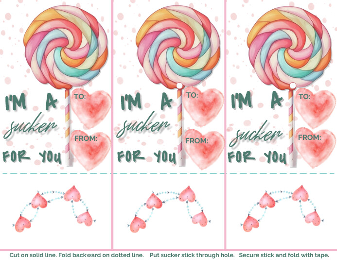 Im A Sucker Valentine Template | PosterMyWall