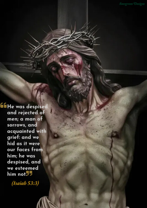 Image of Christ crucification Template | PosterMyWall