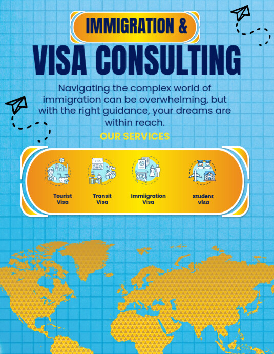Copy of Immigration & Visa Consulting Flyer (us Letter) | PosterMyWall