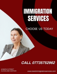 immigration Services Flyer Design Template | PosterMyWall