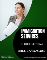 immigration Services Flyer Design Template | PosterMyWall