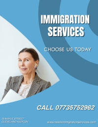 immigration Services Flyer Design Template | PosterMyWall