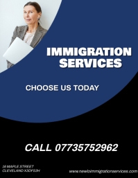 immigration Services Flyer Design Template | PosterMyWall