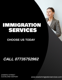 immigration Services Flyer Design Template | PosterMyWall