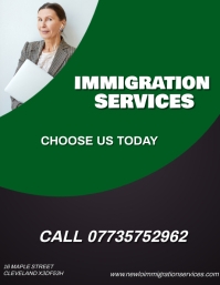 immigration Services Flyer Design Template | PosterMyWall