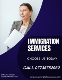 immigration Services Flyer Design Template | PosterMyWall