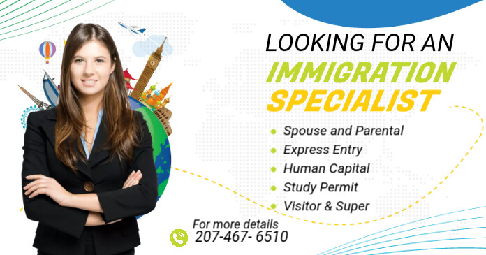 Immigration Consultant Facebook shared Image Template | PosterMyWall