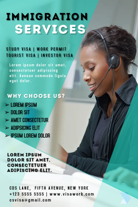 IMMIGRATION Template | PosterMyWall