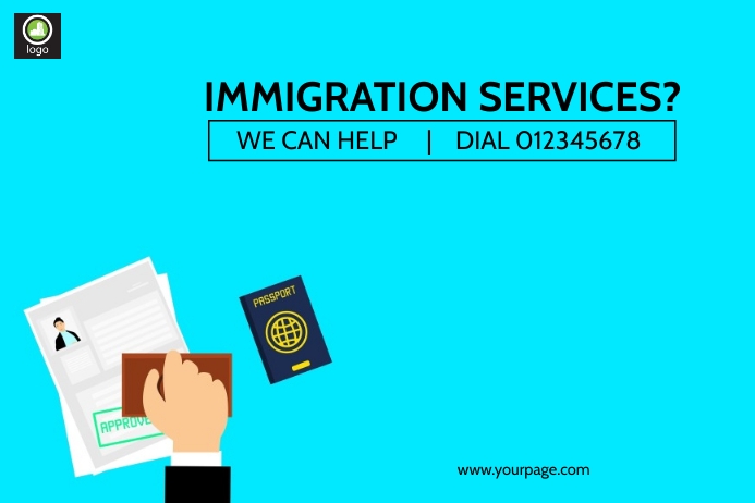 Immigration Services Template | PosterMyWall