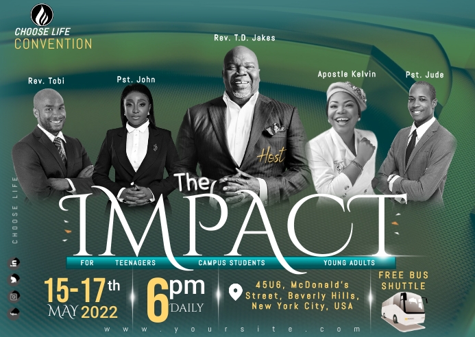 Impact Church Flyer (2) Template | PosterMyWall