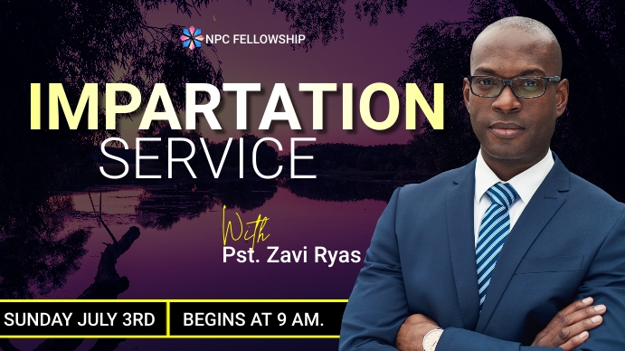 Impartation service poster Template | PosterMyWall