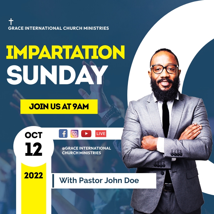 IMPARTATION SUNDAY Template | PosterMyWall