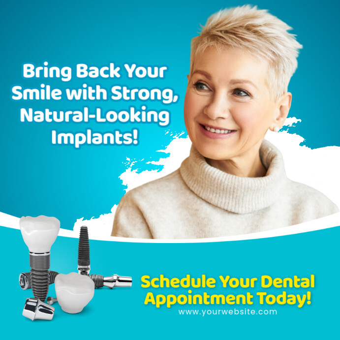 Copy of Implant Dentistry Promotional Offer | PosterMyWall