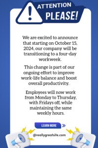 Announcement Template | PosterMyWall