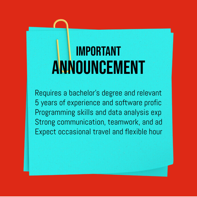 Copy of important announcement | PosterMyWall