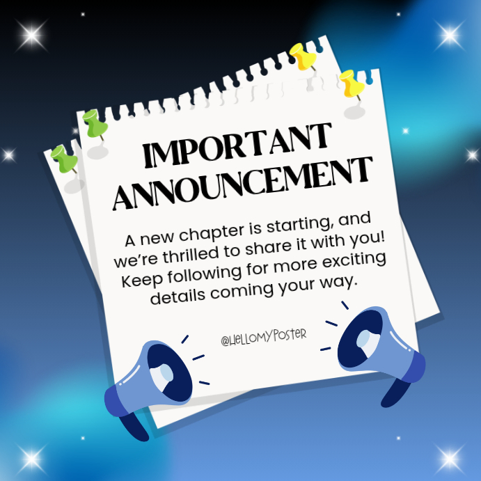 Important Announcement Template | PosterMyWall