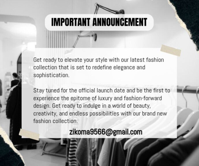Important announcement Template | PosterMyWall