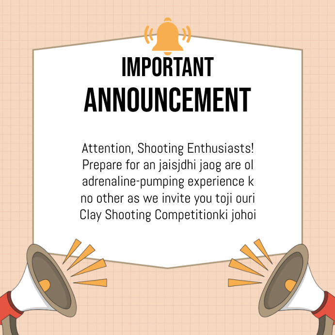 important announcement Template | PosterMyWall