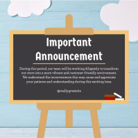 Important Announcement Template | PosterMyWall