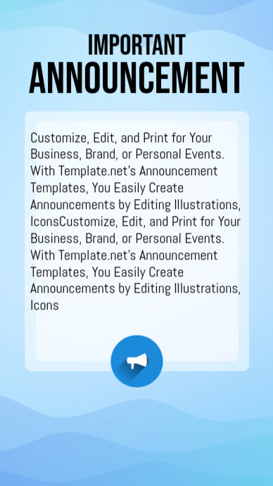 important announcement Template | PosterMyWall