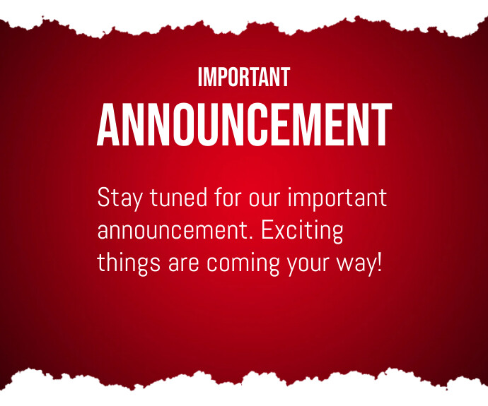 important announcement Template | PosterMyWall