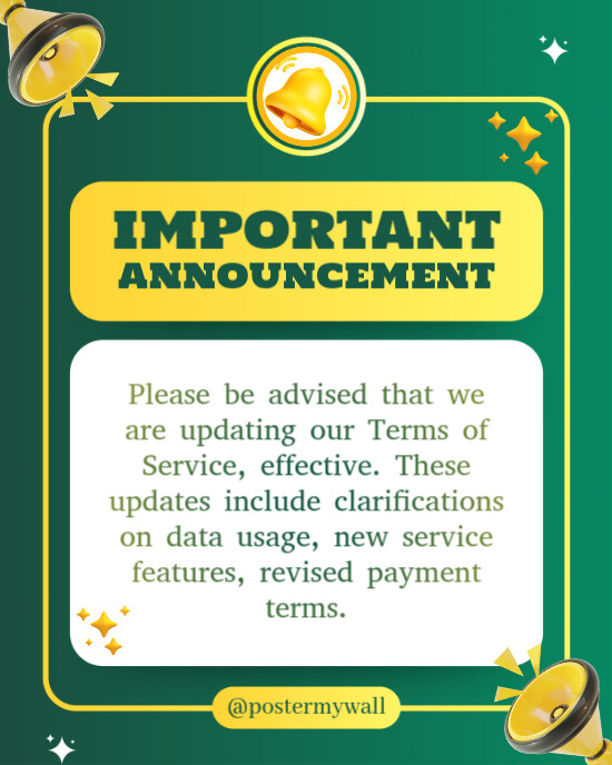 Important Announcement Template | PosterMyWall