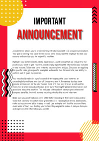 important announcement Template | PosterMyWall