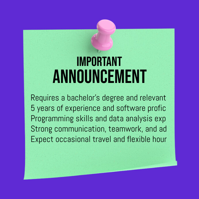 important announcement Templat | PosterMyWall