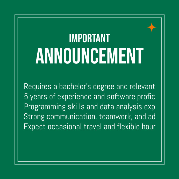 Modèle important announcement | PosterMyWall