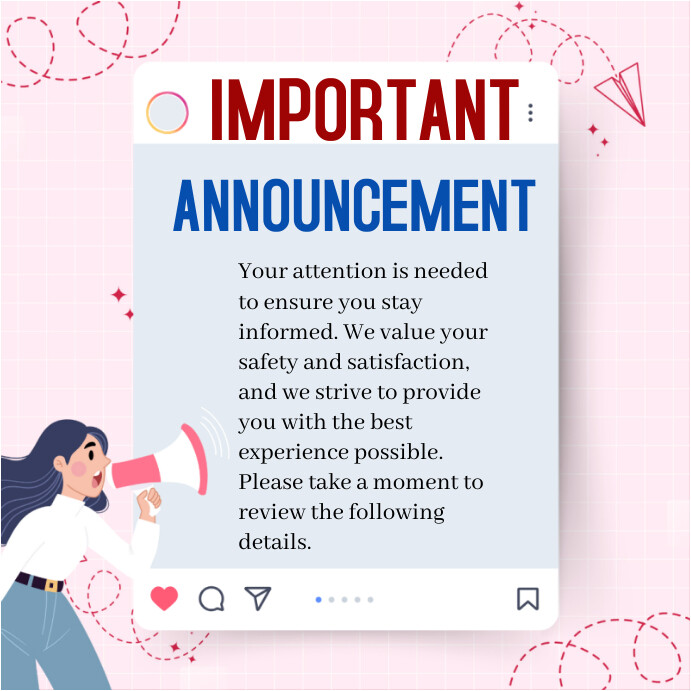 Important announcement Template | PosterMyWall