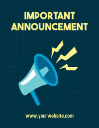 Announcement Template | PosterMyWall