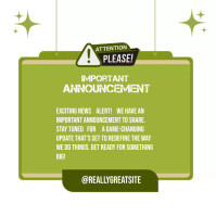 Announcement Template | PosterMyWall