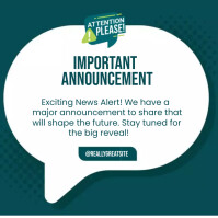 Announcement Template | PosterMyWall