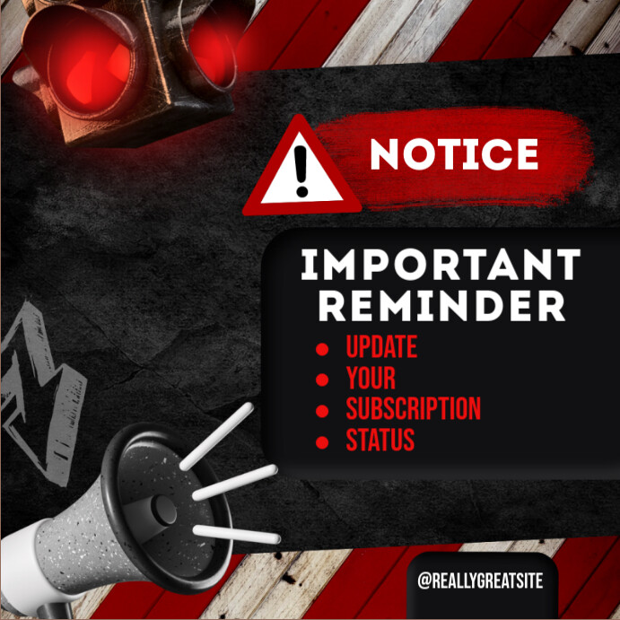 important announcement instagram post Template | PosterMyWall