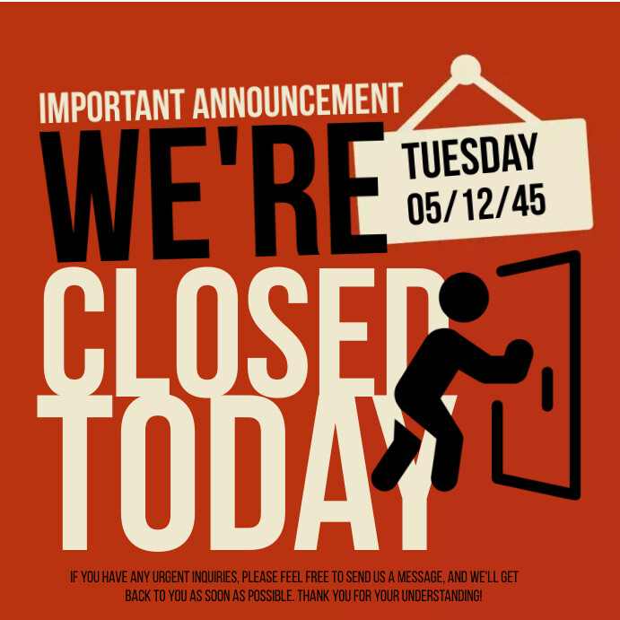 Important Announcement INSTAGRAM POST Template | PosterMyWall
