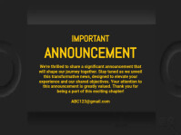Important announcement template flyer | PosterMyWall