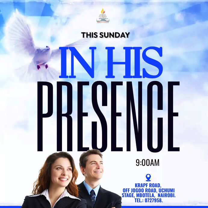 in HIs presence Template | PosterMyWall