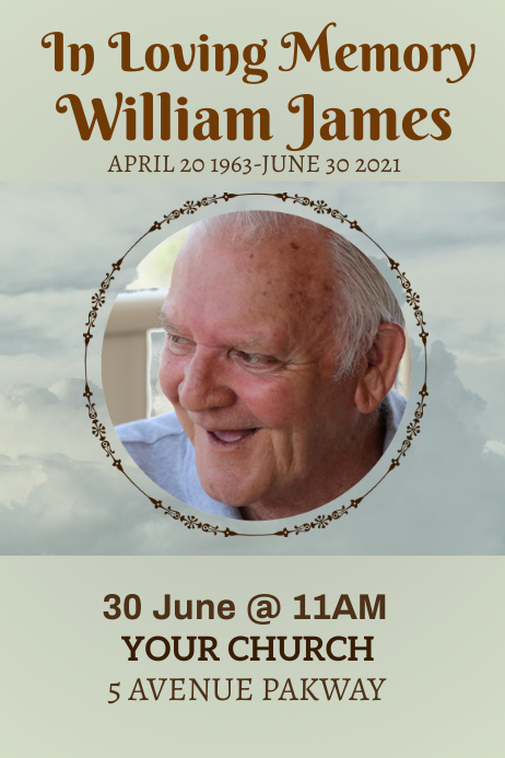 In loving memory , Church prayers Template | PosterMyWall