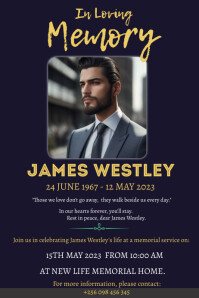 In loving Memory Template | PosterMyWall