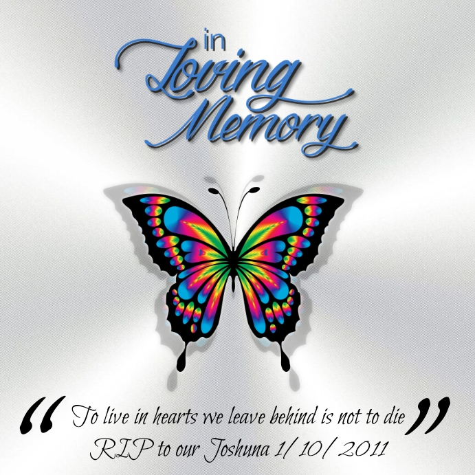 In Loving Memory Template | PosterMyWall