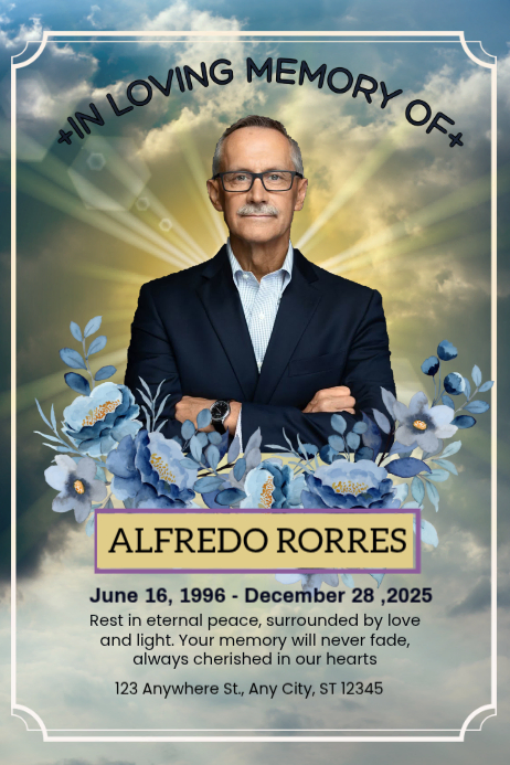 IN LOVING MEMORY Template | PosterMyWall