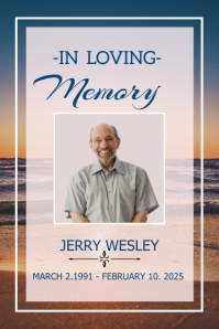 In loving Memory Template | PosterMyWall