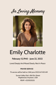 in loving memory Template | PosterMyWall