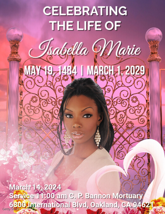 in loving memory flyers Template | PosterMyWall