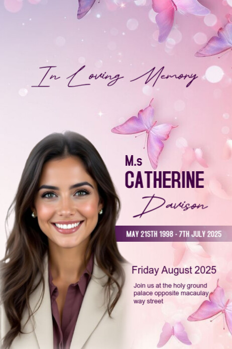 In Loving Memory Poster Template | PosterMyWall