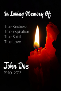 In Loving Memory Template | PosterMyWall