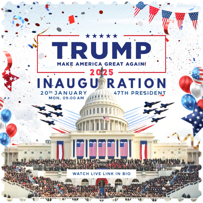 Copy of Inauguration Day 2021 Post Template | PosterMyWall