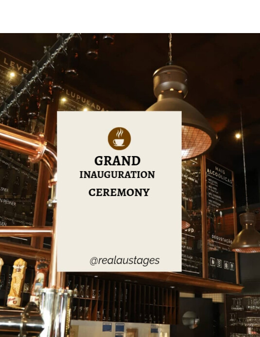 Copy of INAUGURATION | PosterMyWall