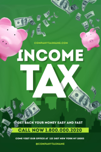 income tax refund Flyer Templates | PosterMyWall