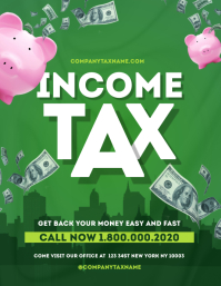 Income Tax TIME Flyer Template | PosterMyWall